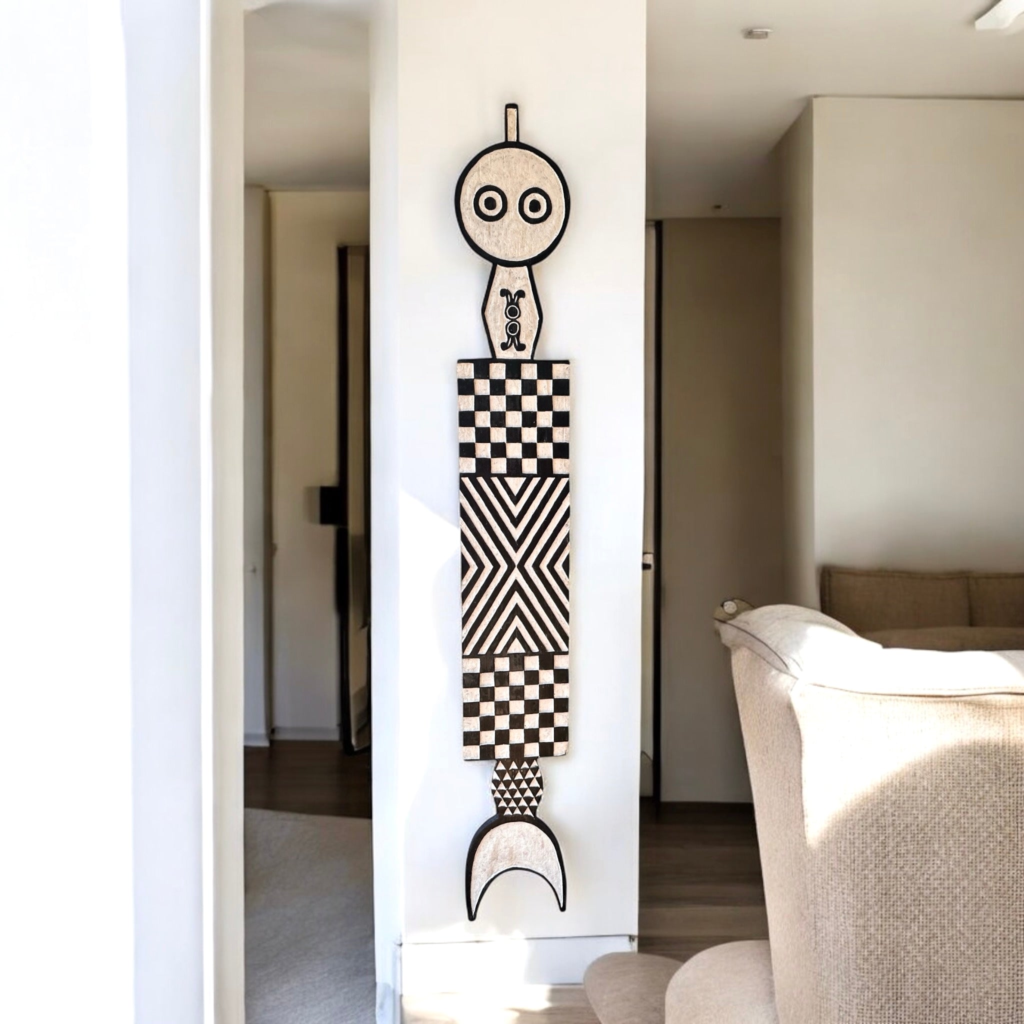 African Mask - King BOBO Plank Mask - 2m