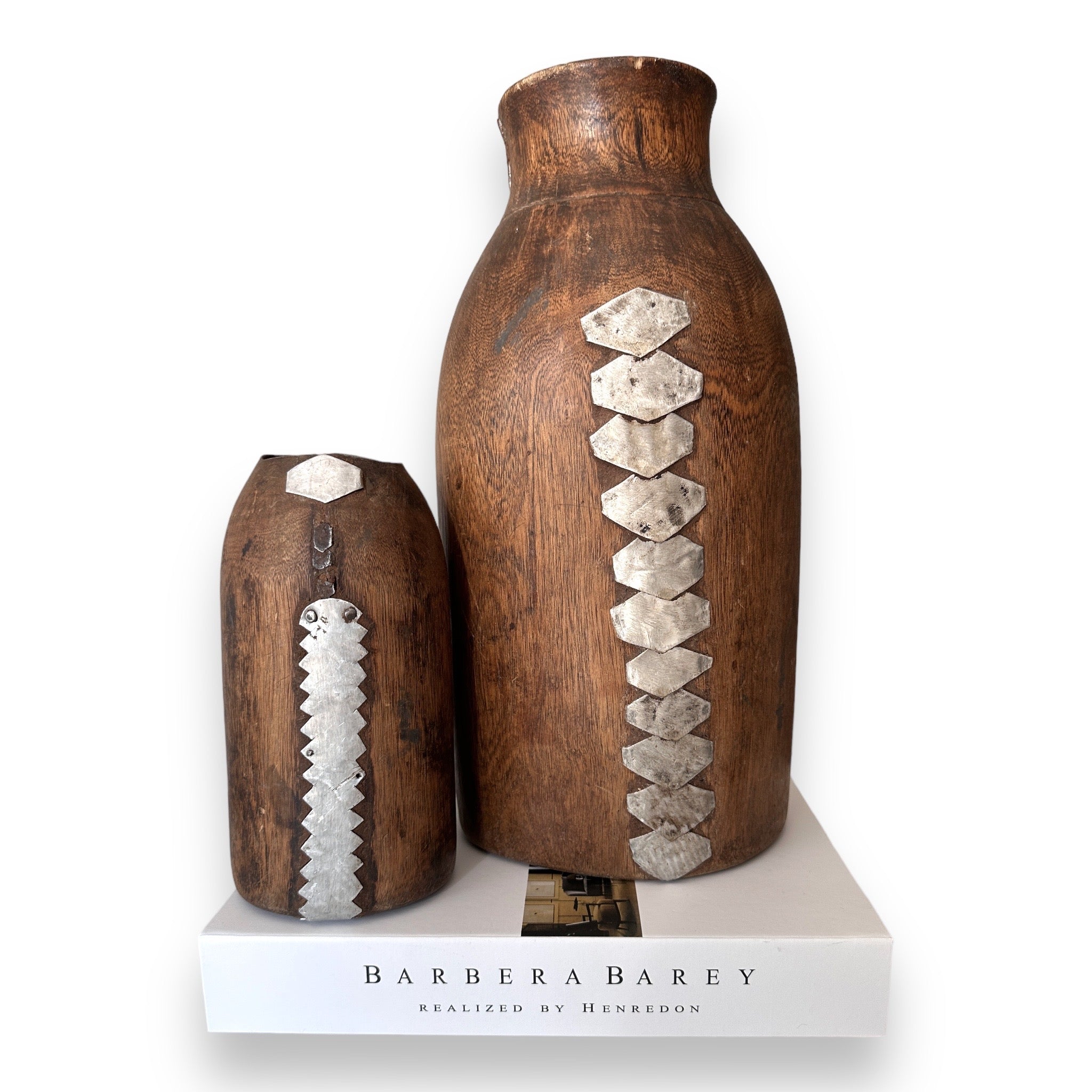 Vintage Tutsi Wooden Milk Containers - Rwanda NEW